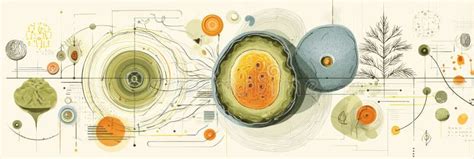 Molecular Structure And Biological Elements Illustrated In A Modern