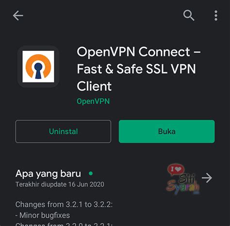 Cara Menggunakan OpenVPN Di Android Siti Syarah