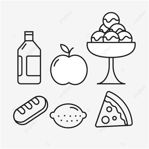 간단한 패스트 푸드 아이콘 팩 벡터 패스트 푸드 상 로고 Png 일러스트 및 벡터 에 대한 무료 다운로드 Pngtree