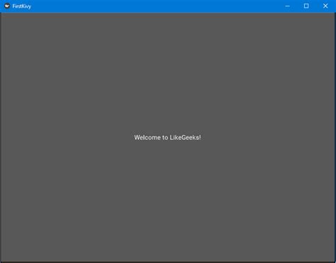 Kivy Tutorial Build Desktop Gui Apps Using Python