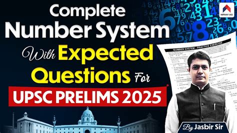 expected mcqs number system for upsc prelims 2025 number system