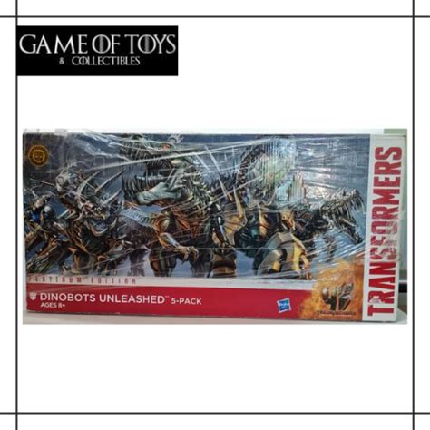 {got} Transformers Platinum Edition Dinobots Unleashed 5 Pack Collectible Figure Sealed B14