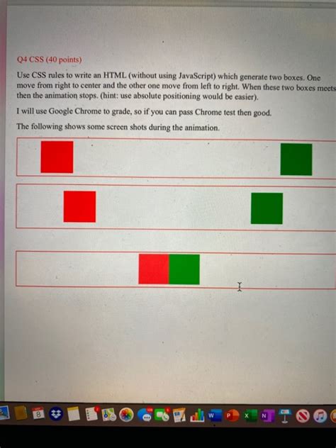 Solved Q4 Css 40 Points Use Css Rules To Write An Html