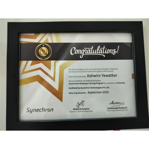 Ashwini Yewatkar On Linkedin Synechrontechnology