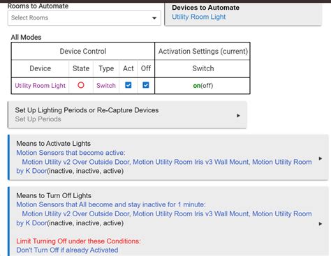 C8 Migration Motion Zone Controller Rules Not Working Using C 8