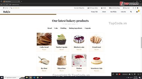 Full Source Code Web Php Thuần Mysql Web Bán Bánh Cửa Hàng Bán Bánh