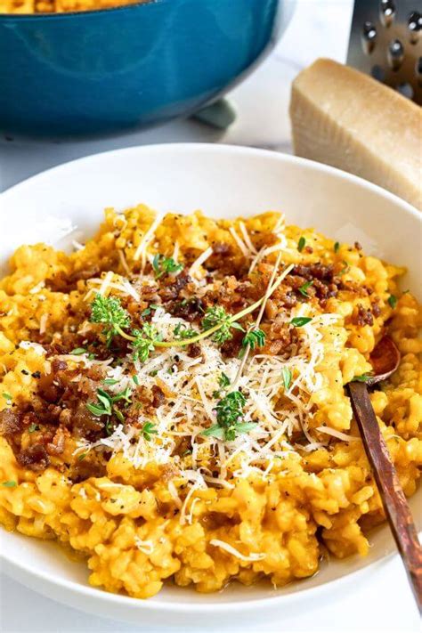 Easy Baked Pumpkin Risotto No Stir Tastilly