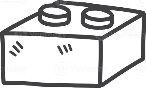 Hand Drawn Block Cube For Kid Illustration 12664922 PNG