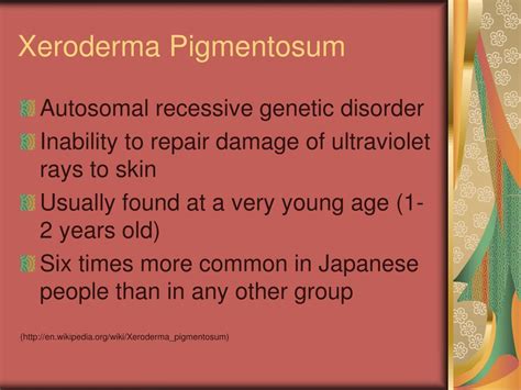 Ppt Xeroderma Pigmentosum Powerpoint Presentation Free Download Id
