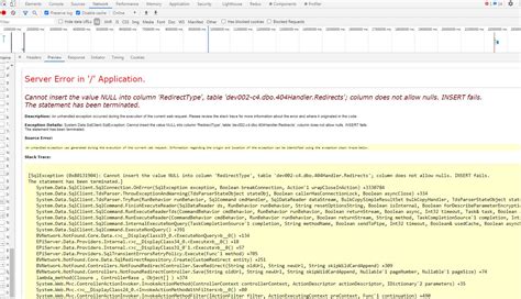 500 Error On Trying To Add New Redirect · Issue 207 · Geta404handler