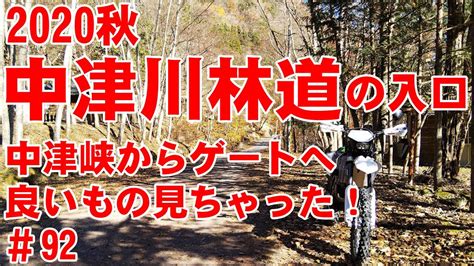 2020秋の最新映像中津川林道の入口に行ってきた秋の中津峡 YouTube