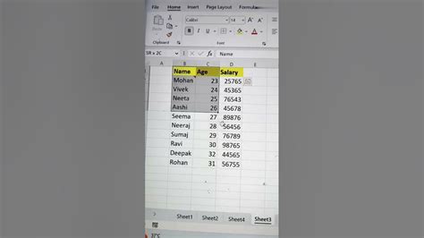 Quickly Create Table In Excel Excel Shortcut To Create Table ‼️