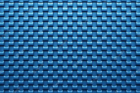 Premium Photo 3d Illustration Blue Geometric Pattern Set Of Squares On Monocrome Background