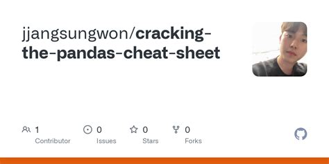 GitHub Jjangsungwon Cracking The Pandas Cheat Sheet