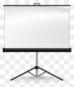 Lcd Screen Clipart Vector Clip Art Online Royalty Projector Screen Png Vector Free