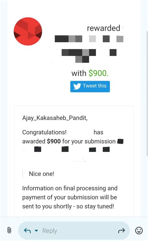 Ajay Pandit On Linkedin Bugbounty Cybersecurity Ethicalhacking