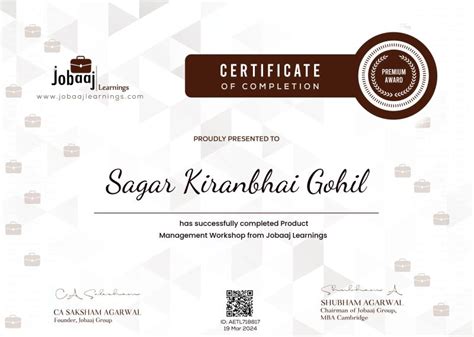 Sagar Gohil On Linkedin I Successfully Complete A Workshop Regarding