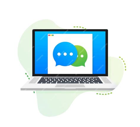 Premium Vector Chat Message Bubbles Icon On White Background Vector Stock Illustration