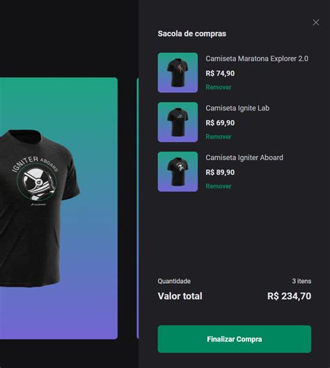 Github Viniciusoshima Ignite Shop Aplica O Web Para Compras De Produtos Originais Da