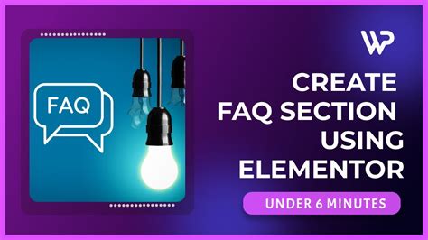 Create Faq Section Using Elementor Wordpress Tutorials Youtube