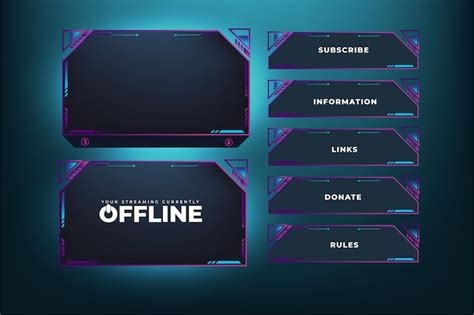 Premium Vector Digital Online Gaming Overlay Design With Modern Abstract Shapes And Dark