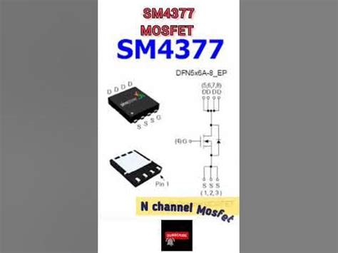 SM4377 MOSFET PINOUT #akexperiment #electronics #pinout #SM4377 #4377 # ...