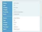 Easy Data Table Generator With JQuery And JSON Tabulator Free JQuery Plugins