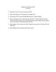 Hedging Currency Risks At AIFS Analyzing Outcomes And Course Hero