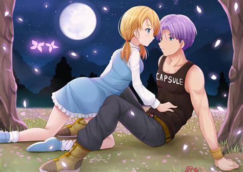 Marron X Trunks Comm By Kazenokaze By Trunkims On Deviantart