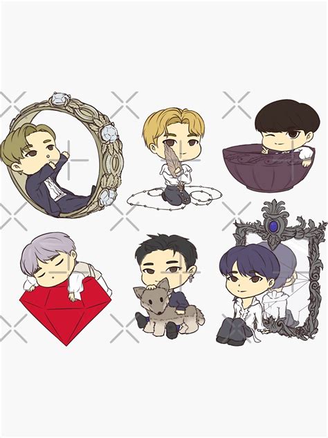Oneus Twilight Chibis Sticker For Sale By Turtlesarrina Redbubble