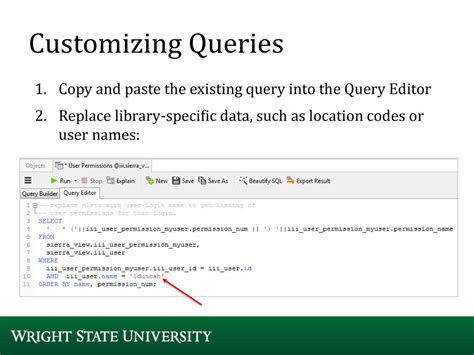 Building An Sql Query Repository Ppt Download