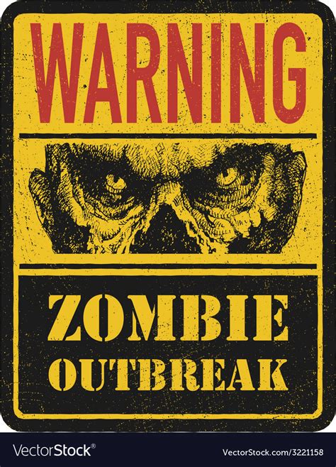Warning Zombie Signs