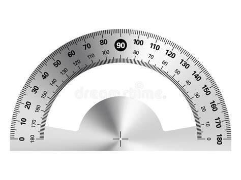 Metal Protractor Stock Vector Illustration Of Protractor 292956165