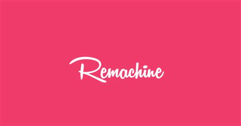 Remachine Script Font Fontmagic Remachine Script Font Fontmagic