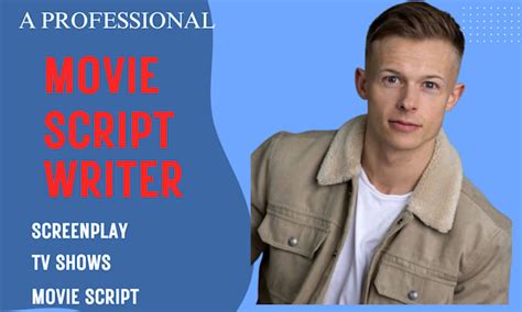 Write Movie Script Screenplay Screenwriting Tv Series Feature Film Script By Rachel Mrg Fiverr