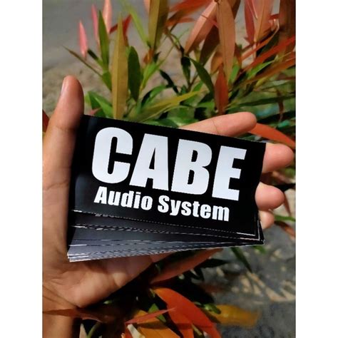 Jual Stiker Vinyl Custom Shopee Indonesia