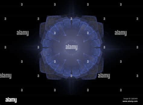 Digital Render Fractal Exquisite Beautiful Flowing Lines Of Symmetry