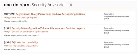 Discover Security Advisories With Composers Audit Command