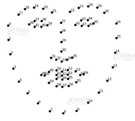 OpenCV Project Face Landmarks Detection DataFlair
