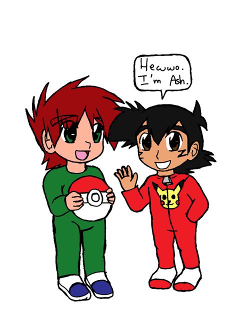 Ash And Gary Color By Annamay168 On Deviantart