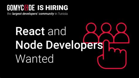 gomycode on linkedin react node gomycode hiring nodejs reactjs