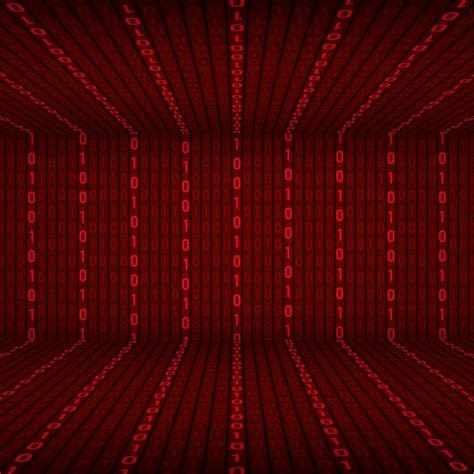Premium Vector Background In A Matrix Style Falling Random Numbers