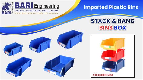 Bin Box In Different Models Bin Box 2 Models Plastic Bins Stack And Hangable Stack
