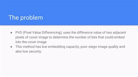 Image Steganography Method Based On Pvd And Modulus Function Pptx