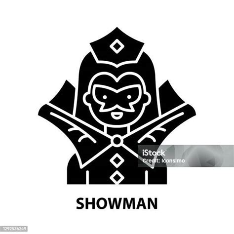 쇼맨 아이콘 편집 가능한 스트로크가 있는 블랙 벡터 사인 컨셉 일러스트 0명에 대한 스톡 벡터 아트 및 기타 이미지 0명 Film Festival 검은색 Istock