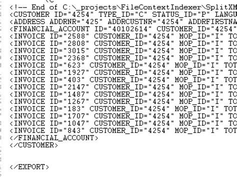 Split Large Xml Files Into Small Files Codeproject