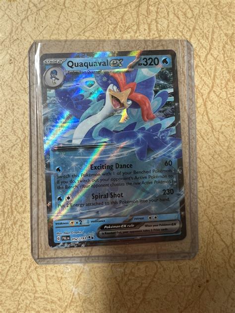 Quack Quack Ex 052193 Double Rare Paldea Evolved Pokemon Engish Nm Ebay