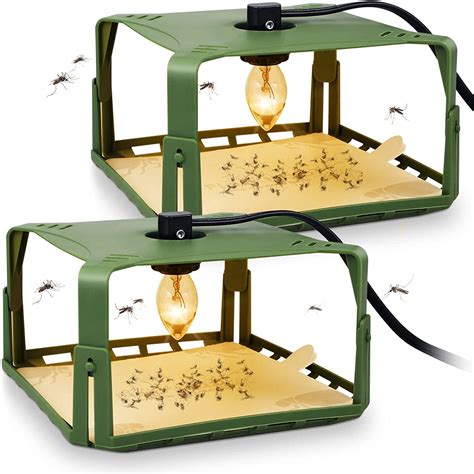 Jllom Easy To Operate Square Flea Bed Bug Trap Heat And Light