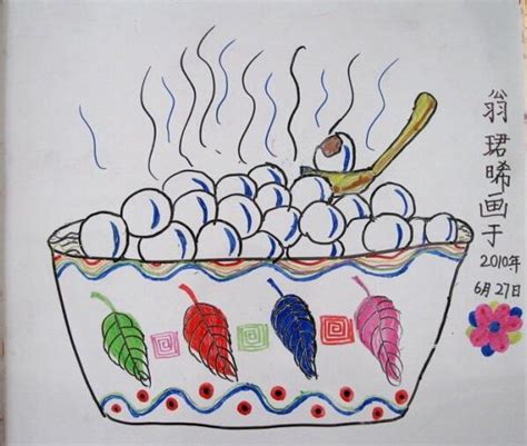 元宵节儿童画怎么画 元宵节儿童画简笔画 大山谷图库