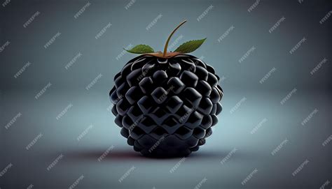 Fruta Fresca De Mora Comida Saludable Ia Generativa Foto Gratis